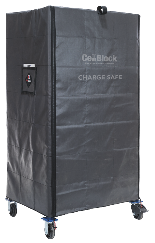 CellBlock Battery Charging Rack - Store lithium-ion batteries safely