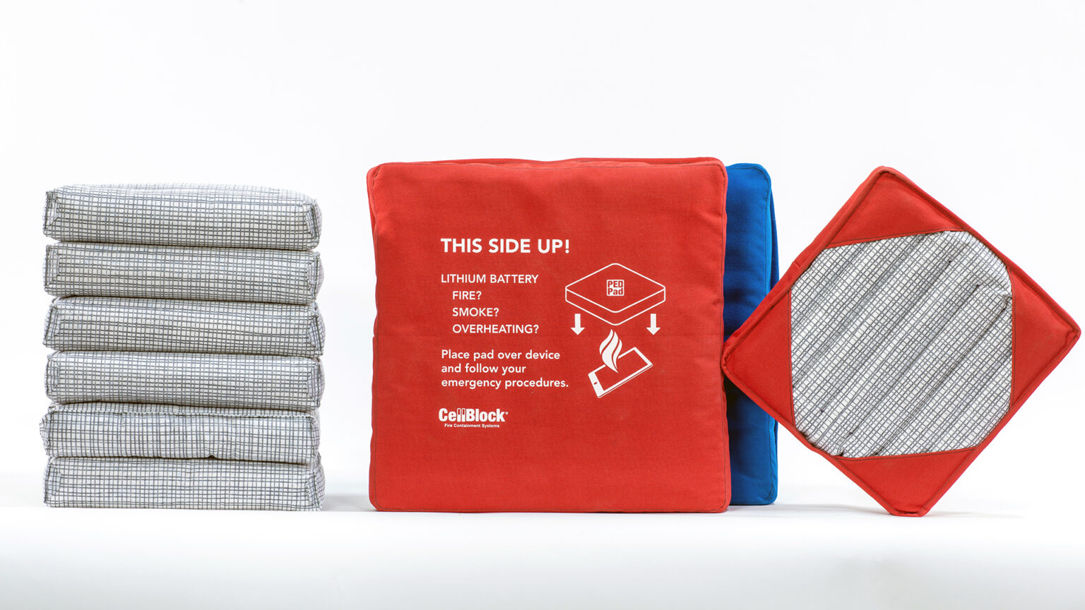 PED-Pad Fire Suppression Pillows - CellBlock FCS