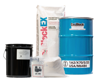 CellBlockEX Lithium-ion Fire Suppressant - CellBlock FCS